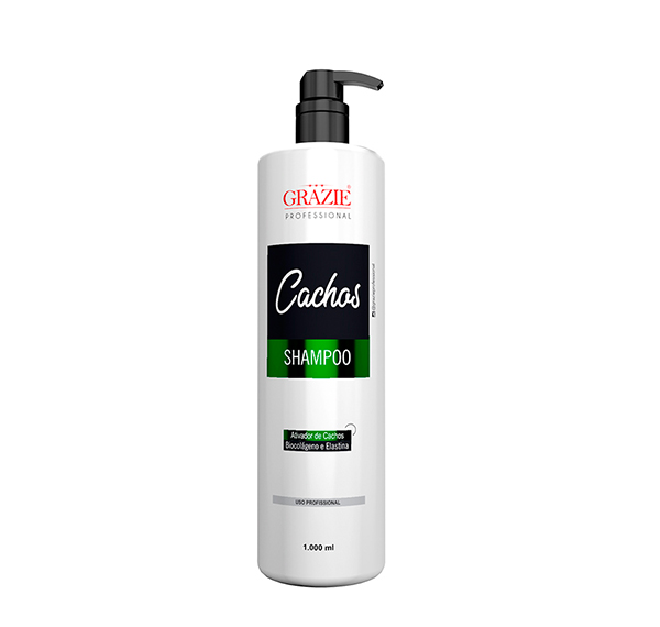 Shampoo Ativador de Cachos Profissional 1000ml - Grazie Cosméticos